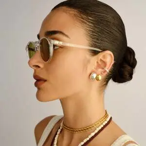 Le Specs Teen Spirit Deux Round Frame Sunglasses