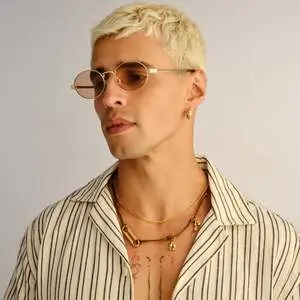Le Specs Poseidon Deux Sunglasses - Gold