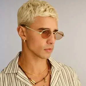 Le Specs Poseidon Deux Sunglasses - Gold