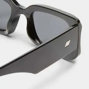 Le Specs Rippled Rebel Rectangle Sunglasses