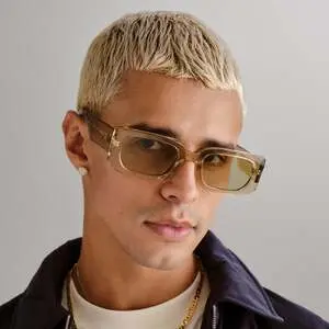 Le Specs Rippled Rebel Sunglasses - Olive Leaf