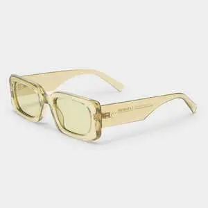 Le Specs Rippled Rebel Sunglasses - Olive Leaf