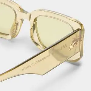 Le Specs Rippled Rebel Sunglasses - Olive Leaf