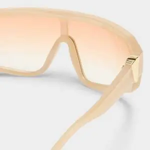 Le Specs Calm Chaos Shield Sunglasses - Barley
