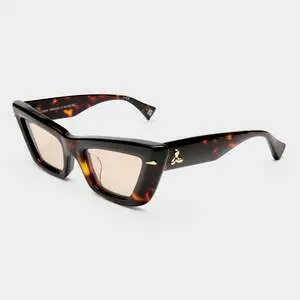 Le Specs Lucia Cat-eye Sunglasses - Tortoiseshell