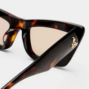 Le Specs Lucia Cat-eye Sunglasses - Tortoiseshell