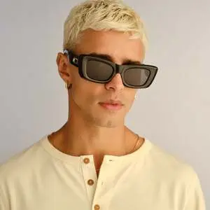 Le Specs Dopamine Rectangle Sunglasses