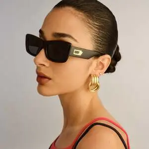 Le Specs Dopamine Rectangle Sunglasses