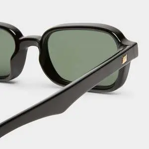 Le Specs Pilferer Rectangle Sunglasses - Black