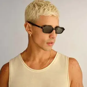 Le Specs Pilferer Rectangle Sunglasses - Black