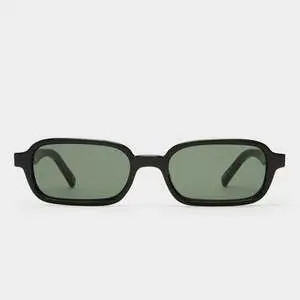 Le Specs Pilferer Rectangle Sunglasses - Black