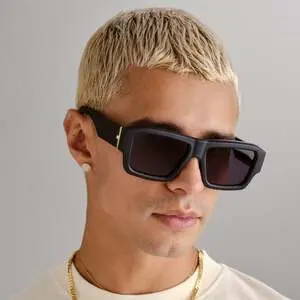 Le Specs Polygraph D-frame Sunglasses
