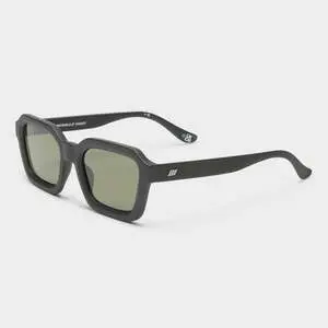 Le Specs Impossible Rectangle Sunglasses - Matte Black