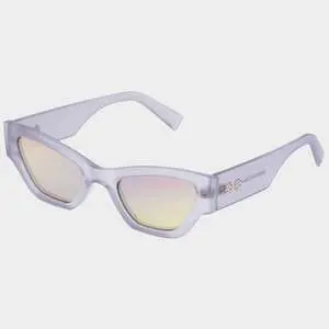 Le Specs Charade Sunglasses - Matte Translucent