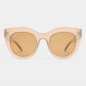 Le Specs Air Heart Sunglasses - Tan