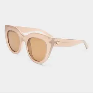Le Specs Air Heart Sunglasses - Tan