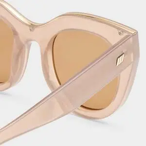 Le Specs Air Heart Sunglasses - Tan