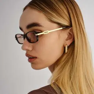 Le Specs Bamboozler Rectangle Sunglasses
