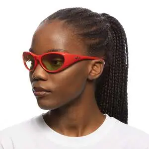 Le Specs Dotcom Sunglasses - Red Chrome