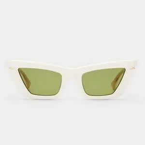 Le Specs Lucia Cat-eye Sunglasses - Ecru