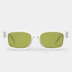 Le Specs Recarmito D-frame Sunglasses - Crystal Clear