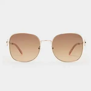 Le Specs Metamorphosis Sunglasses - Bright Gold Brown