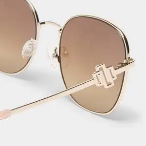 Le Specs Metamorphosis Sunglasses - Bright Gold Brown