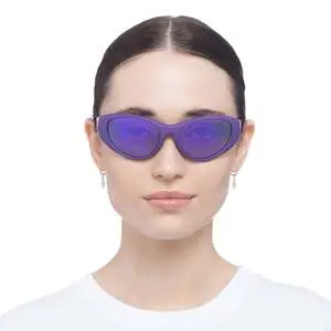 Le Specs Dotcom Sunglasses - Matte Violet