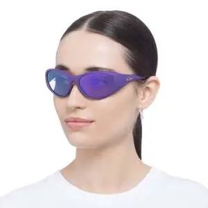 Le Specs Dotcom Sunglasses - Matte Violet