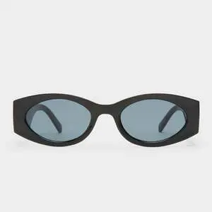 Le Specs Mermaiden Oval Sunglasses - Black