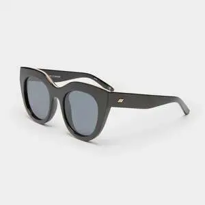 Le Specs Air Heart Sunglasses - Black