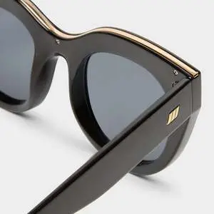 Le Specs Air Heart Sunglasses - Black
