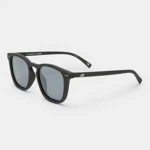 Le Specs No Biggie Polarized Sunglasses - Black Rubber