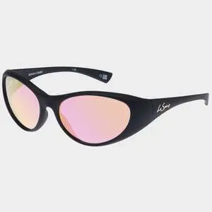Le Specs Dotcom Sunglasses - Matte Black Pink
