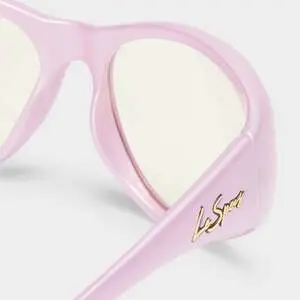 Le Specs Dotcom Sunglasses - Metallic Lilac