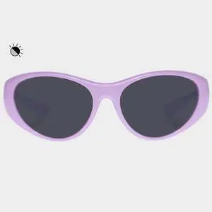 Le Specs Dotcom Sunglasses - Metallic Lilac