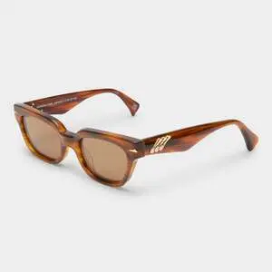 Le Specs Numero Tres Rectangle Sunglasses