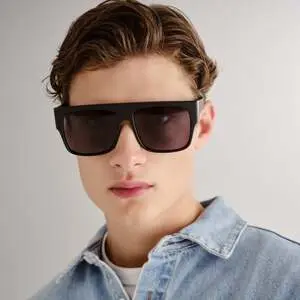 Le Specs Bravado Rectangle Sunglasses