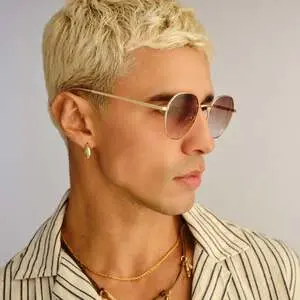 Le Specs Odyssey Round Frame Sunglasses