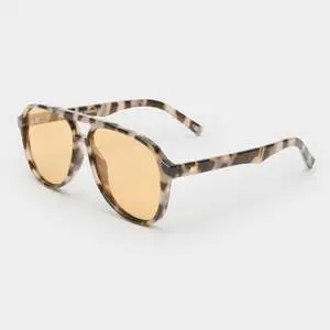 Le Specs Tragic Magic Aviator Sunglasses - Cookie Tort