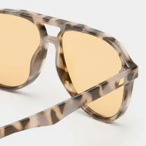 Le Specs Tragic Magic Aviator Sunglasses - Cookie Tort