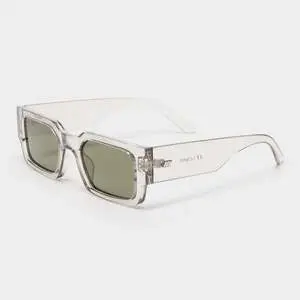 Le Specs Contemplation Rectangle Sunglasses - Graphite