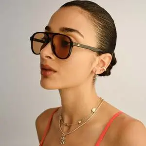 Le Specs Tragic Magic Aviator Sunglasses