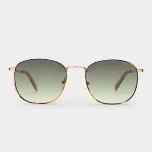 Le Specs Neptune Deux Sunglasses - Bright Gold Tort