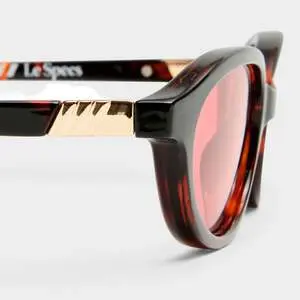 Le Specs Duskfall Sunglasses - Tort Frame With Crimson Tint