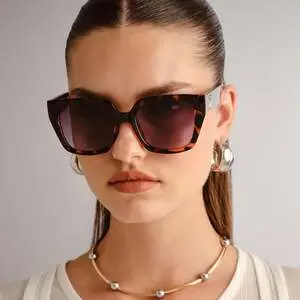 Le Specs The Illusion Square Sunglasses