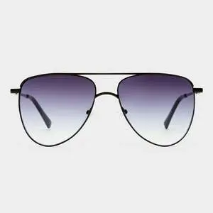 Le Specs The Duke Aviator Sunglasses - Matte Black