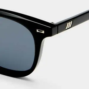 Le Specs Le Resolu Polarized D-frame Sunglasses - Black