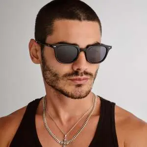 Le Specs Le Resolu Polarized D-frame Sunglasses - Black