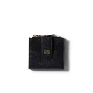Miu Miu Small Leather Wallet - Black